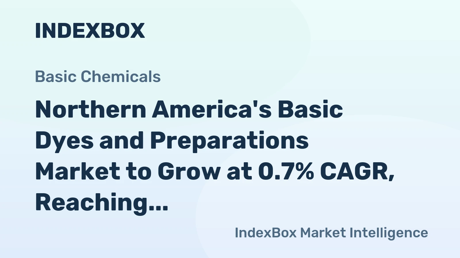 Northern America's Basic Dyes and Preparations Market to Grow at 0.7% CAGR, Reaching 12K Tons by 2035