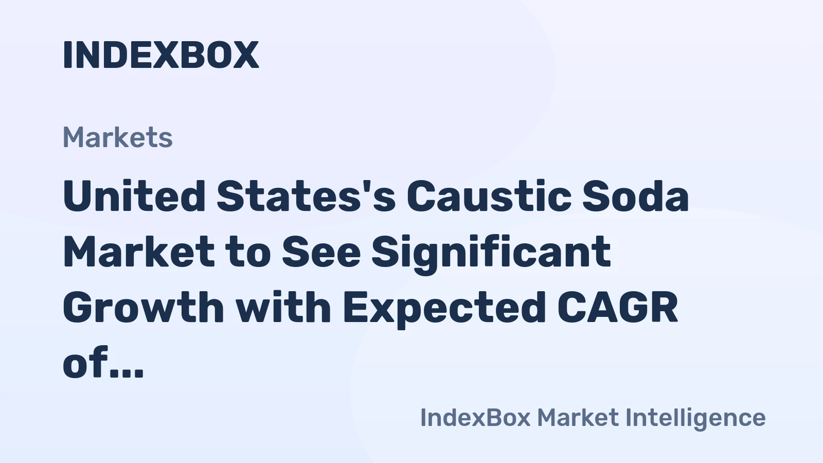 United States's Caustic Soda Market to See Significant Growth with Expected CAGR of +4.8% by 2035