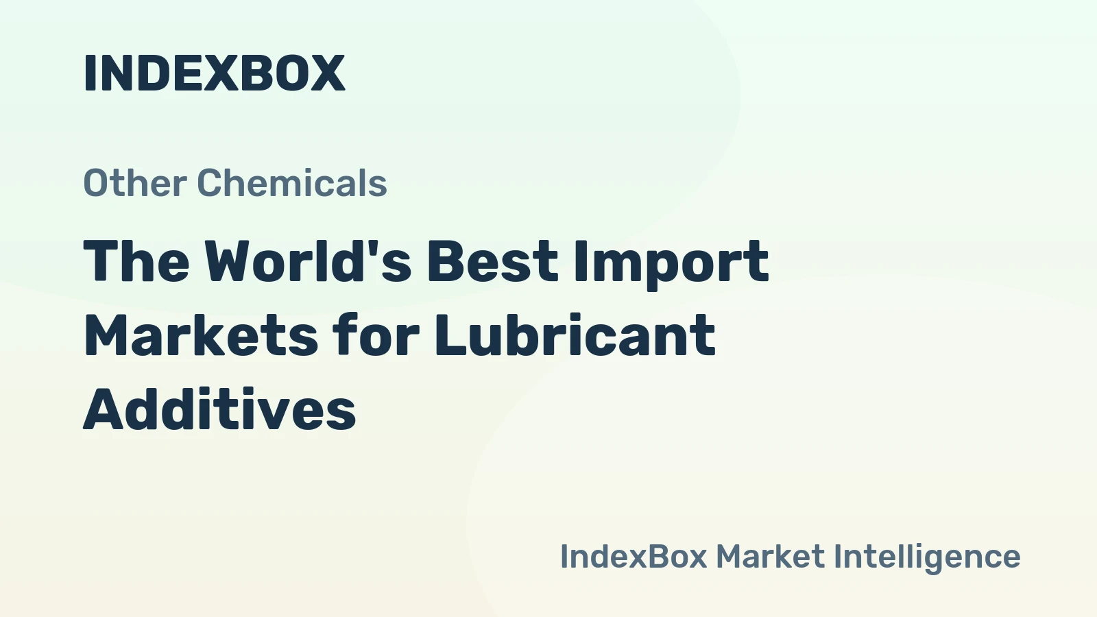 The World's Best Import Markets for Lubricant Additives