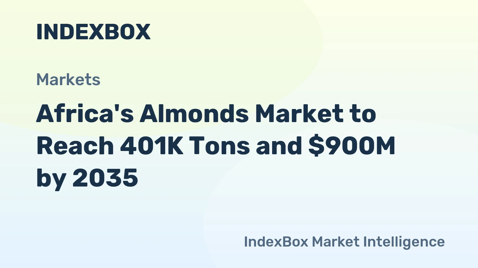 Africa's Almonds Market to Reach 401K Tons and $900M by 2035