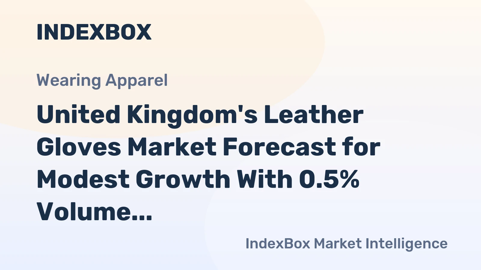 United Kingdom's Leather Gloves Market Forecast for Modest Growth With 0.5% Volume CAGR Through 2035