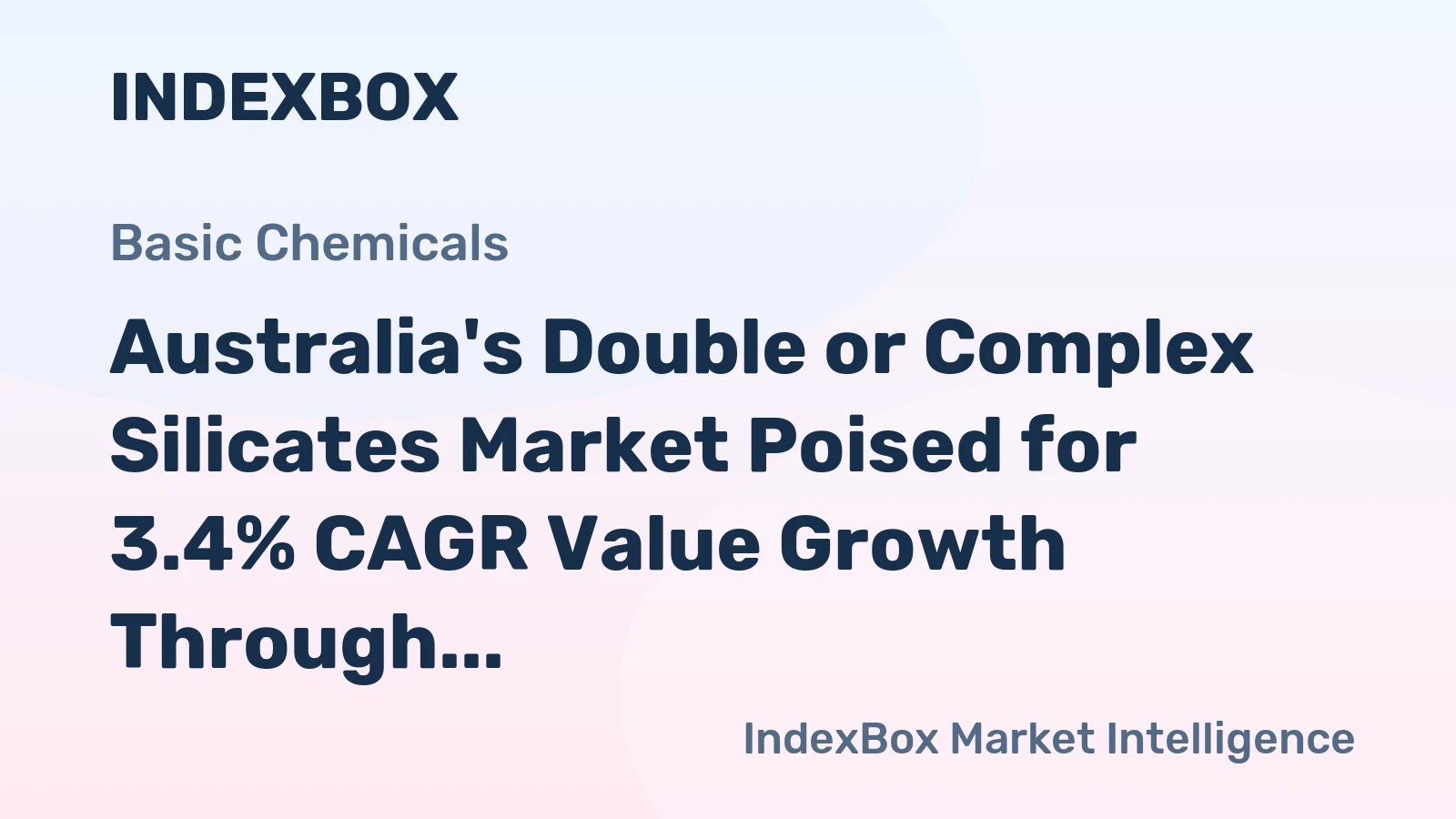 Australia's Double or Complex Silicates Market Poised for 3.4% CAGR Value Growth Through 2035