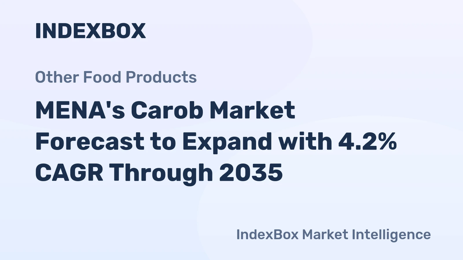 MENA's Carob Market Forecast to Expand with 4.2% CAGR Through 2035