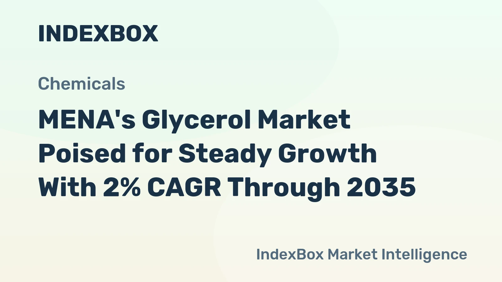 MENA's Glycerol Market Poised for Steady Growth With 2% CAGR Through 2035