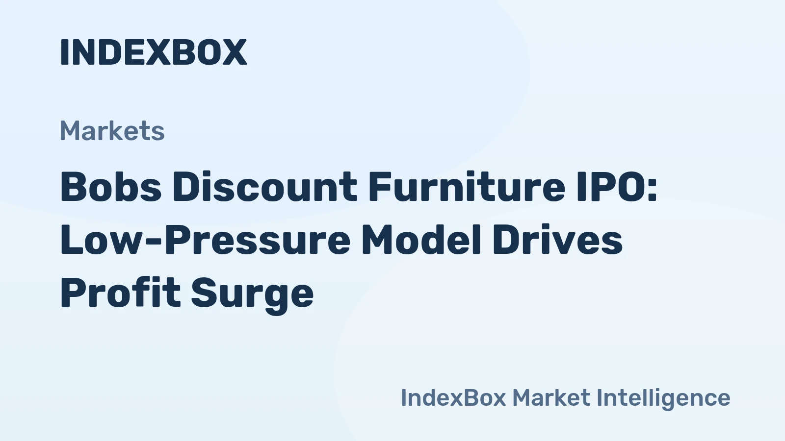 Bobs Discount Furniture IPO: Low-Pressure Model Drives Profit Surge