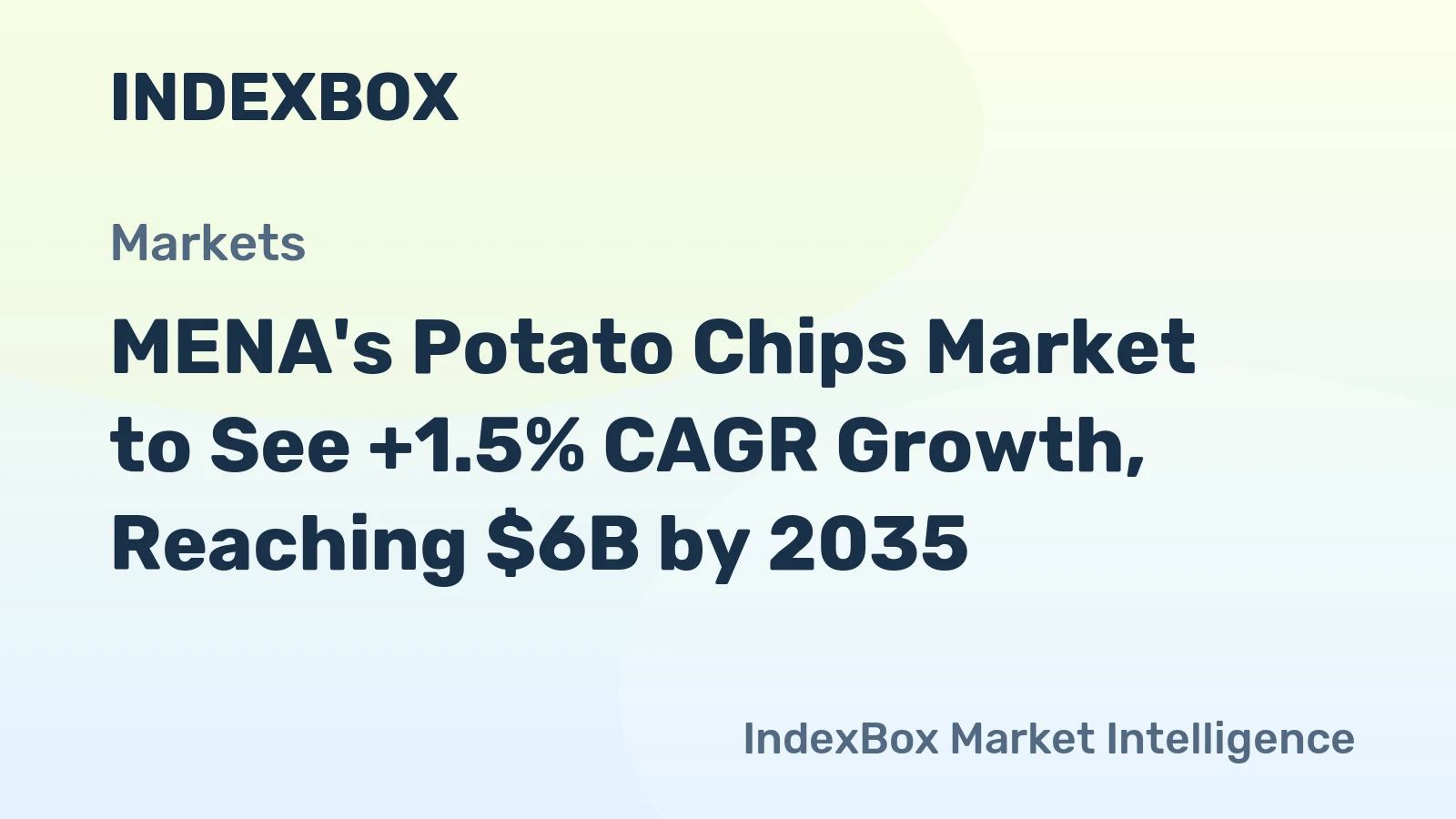 MENA's Potato Chips Market to See +1.5% CAGR Growth, Reaching $6B by 2035