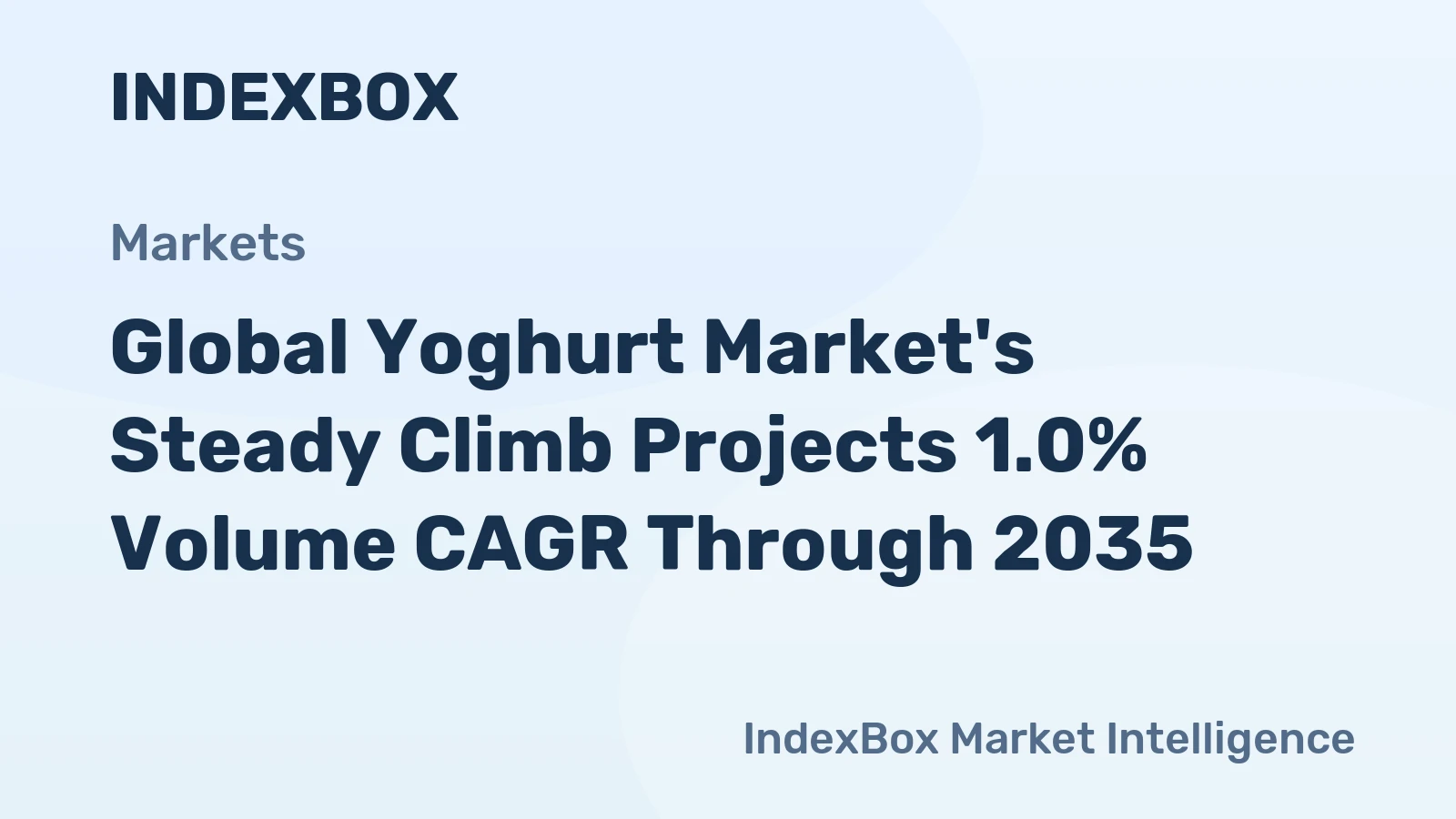 Global Yoghurt Market's Steady Climb Projects 1.0% Volume CAGR Through 2035