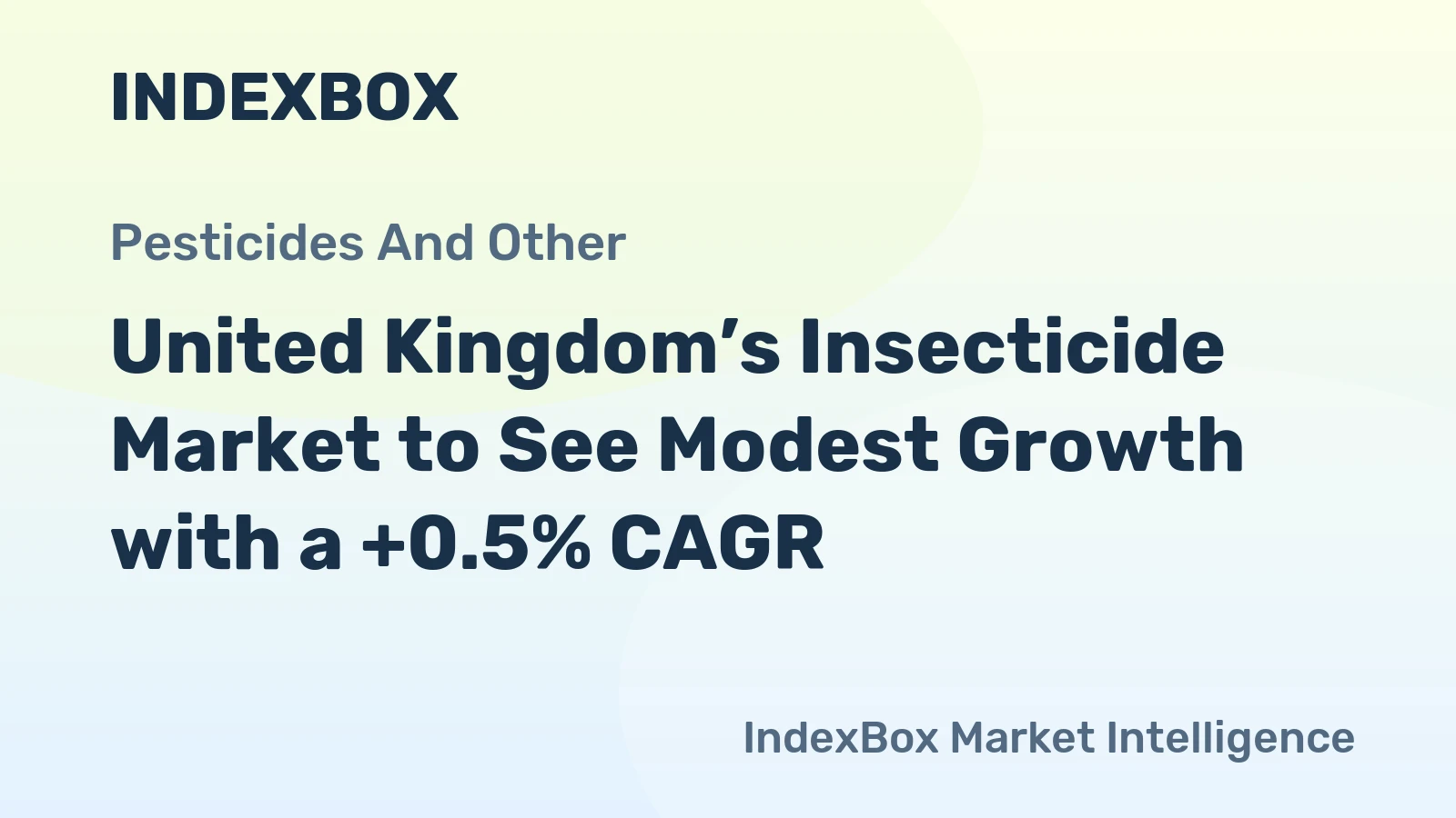 United Kingdom’s Insecticide Market to See Modest Growth with a +0.5% CAGR