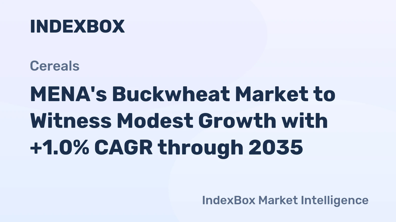 MENA's Buckwheat Market to Witness Modest Growth with +1.0% CAGR through 2035