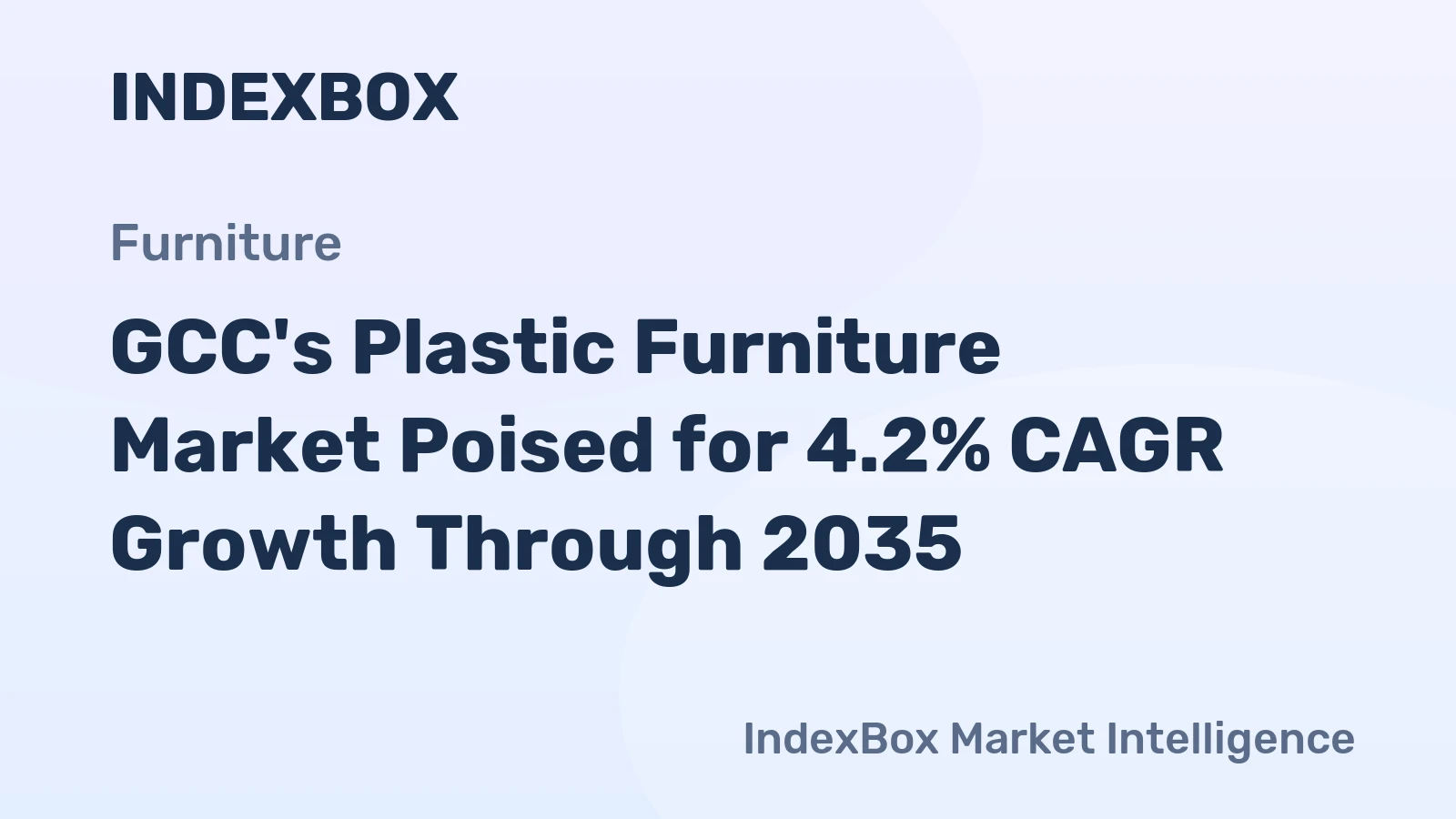 GCC's Plastic Furniture Market Poised for 4.2% CAGR Growth Through 2035