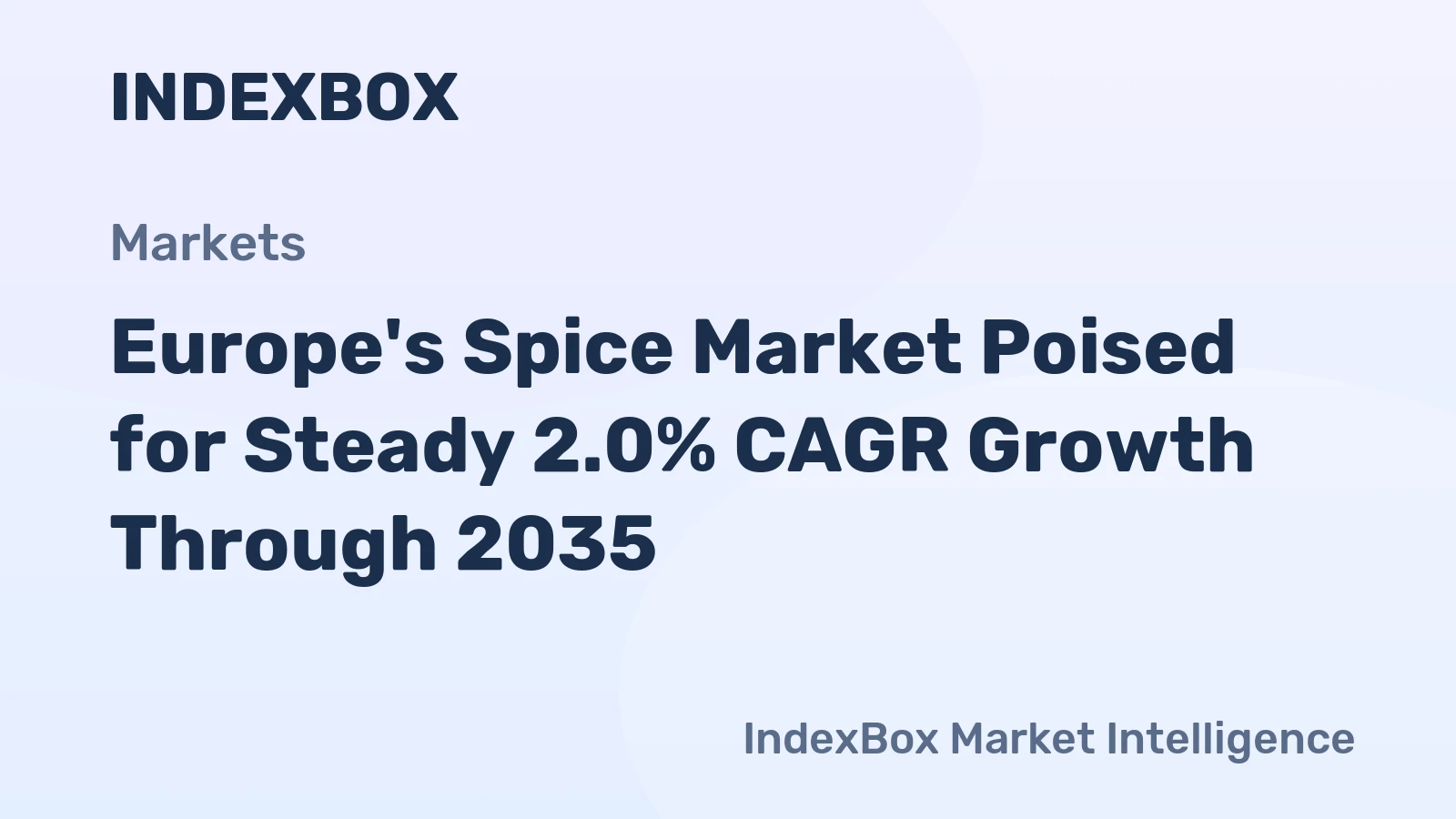 Europe's Spice Market Poised for Steady 2.0% CAGR Growth Through 2035