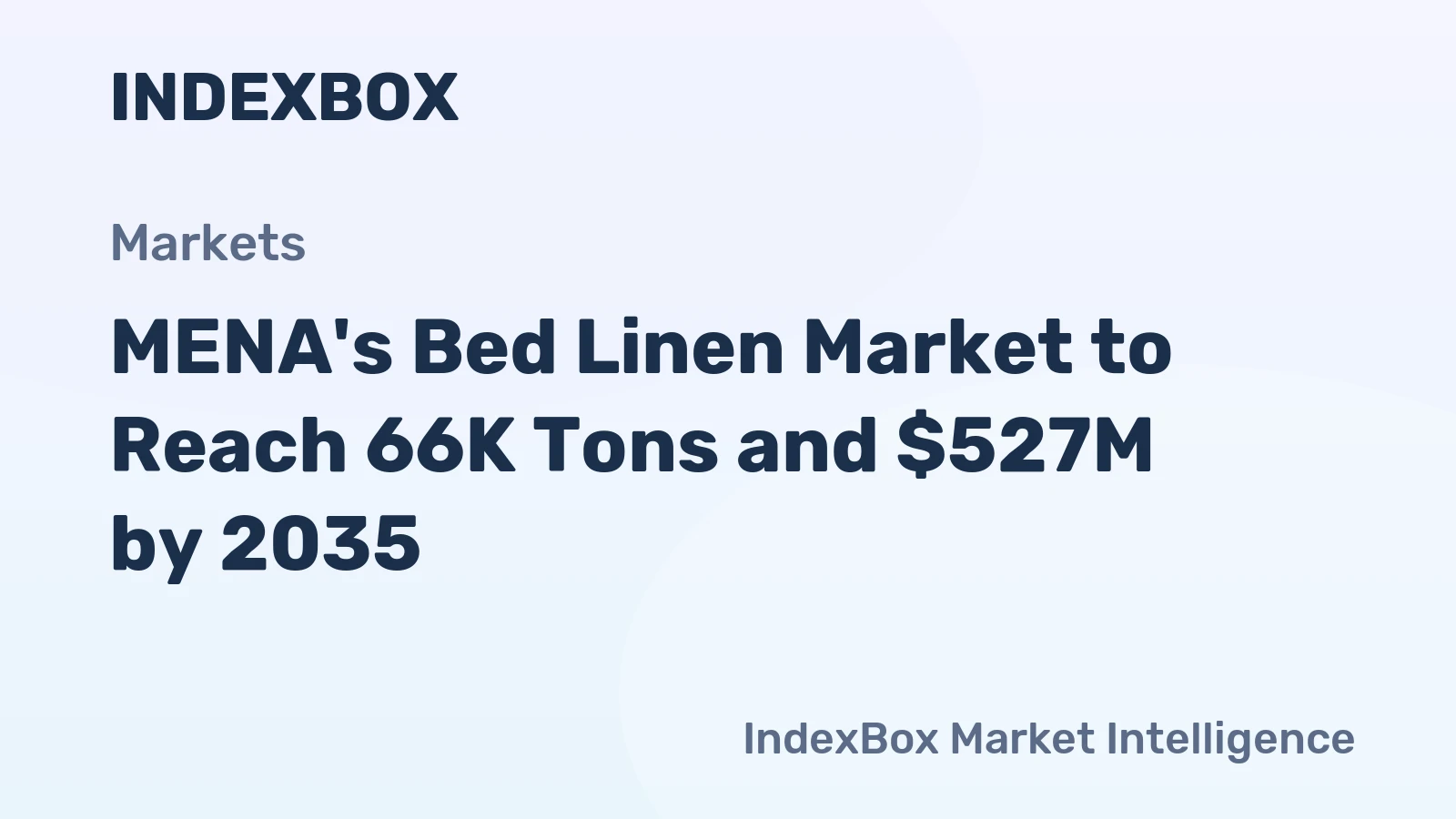 MENA's Bed Linen Market to Reach 66K Tons and $527M by 2035