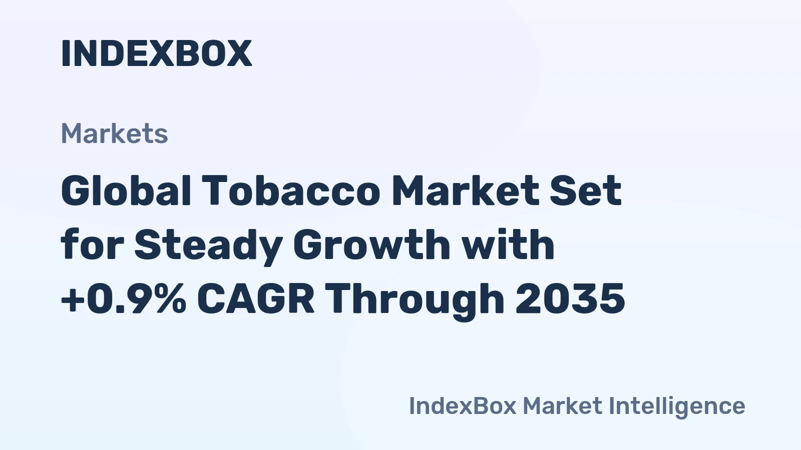 Global Tobacco Market Set for Steady Growth with +0.9% CAGR Through 2035