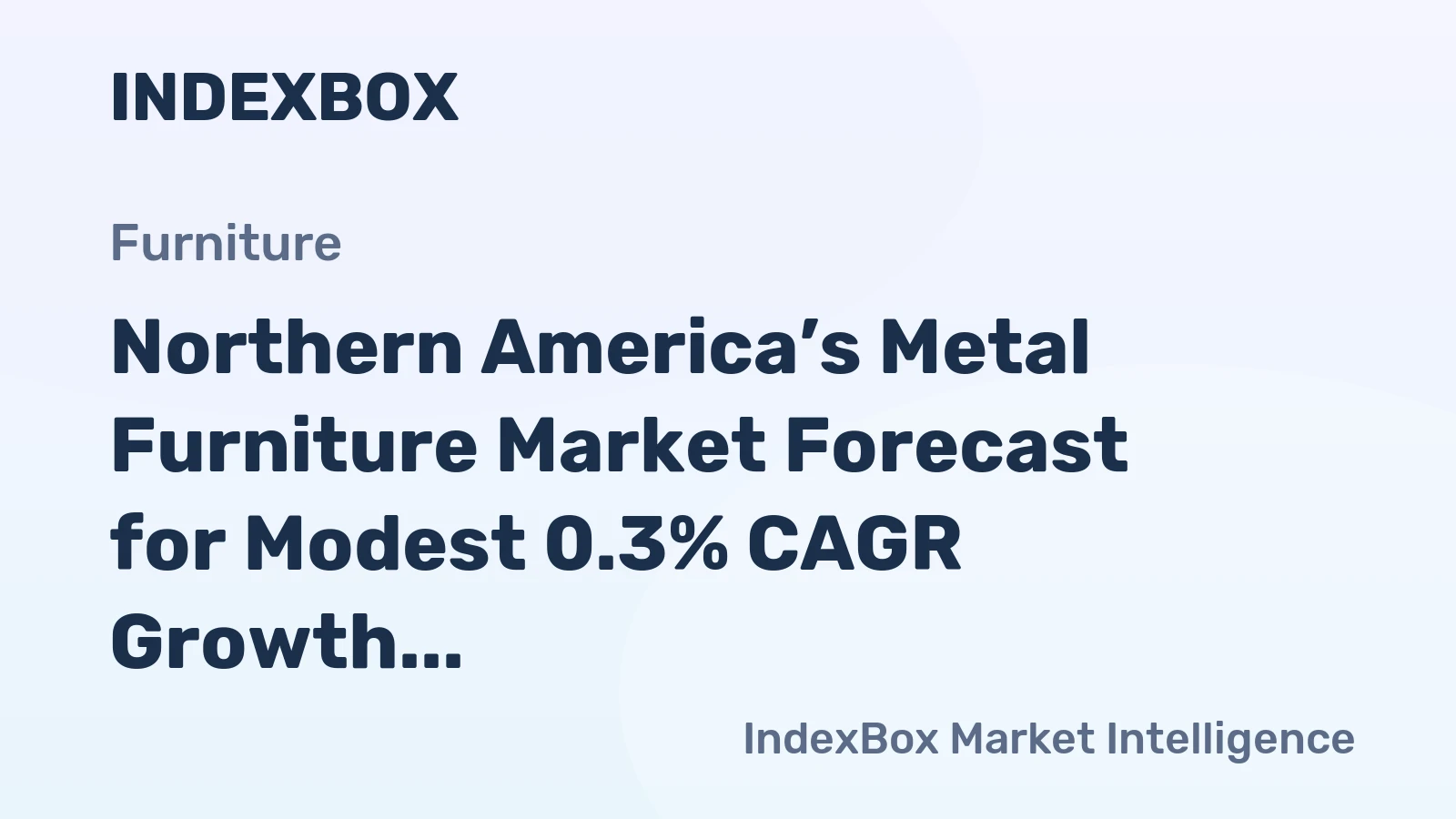Northern America’s Metal Furniture Market Forecast for Modest 0.3% CAGR Growth to 2035