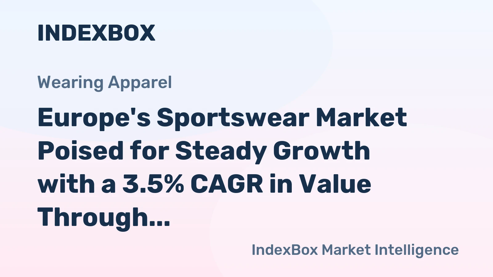 Europe's Sportswear Market Poised for Steady Growth with a 3.5% CAGR in Value Through 2035