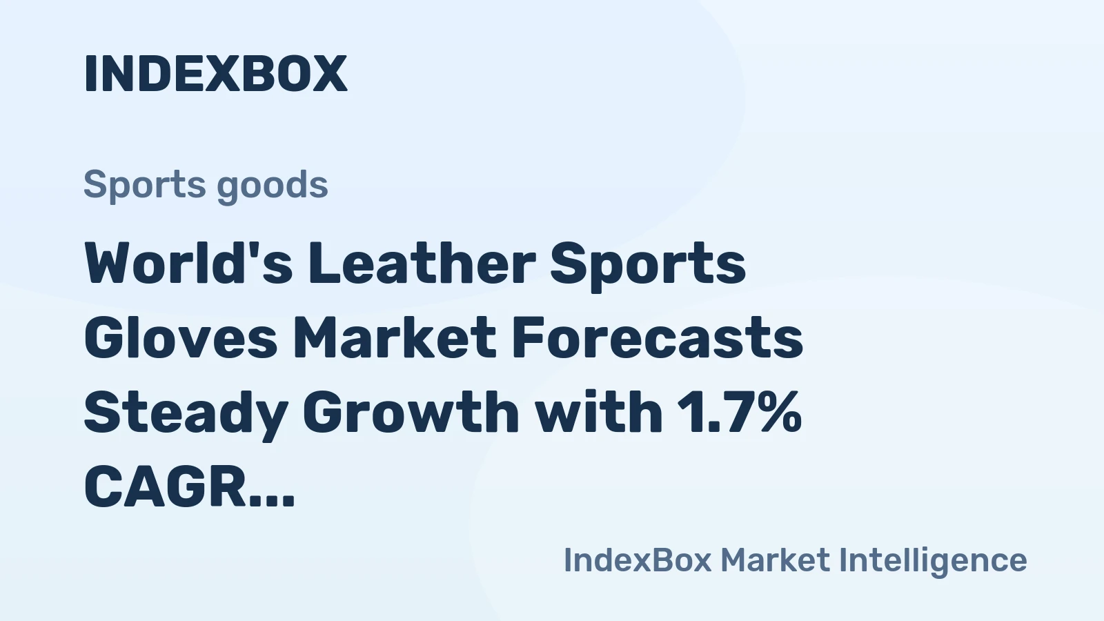 World's Leather Sports Gloves Market Forecasts Steady Growth with 1.7% CAGR Through 2035