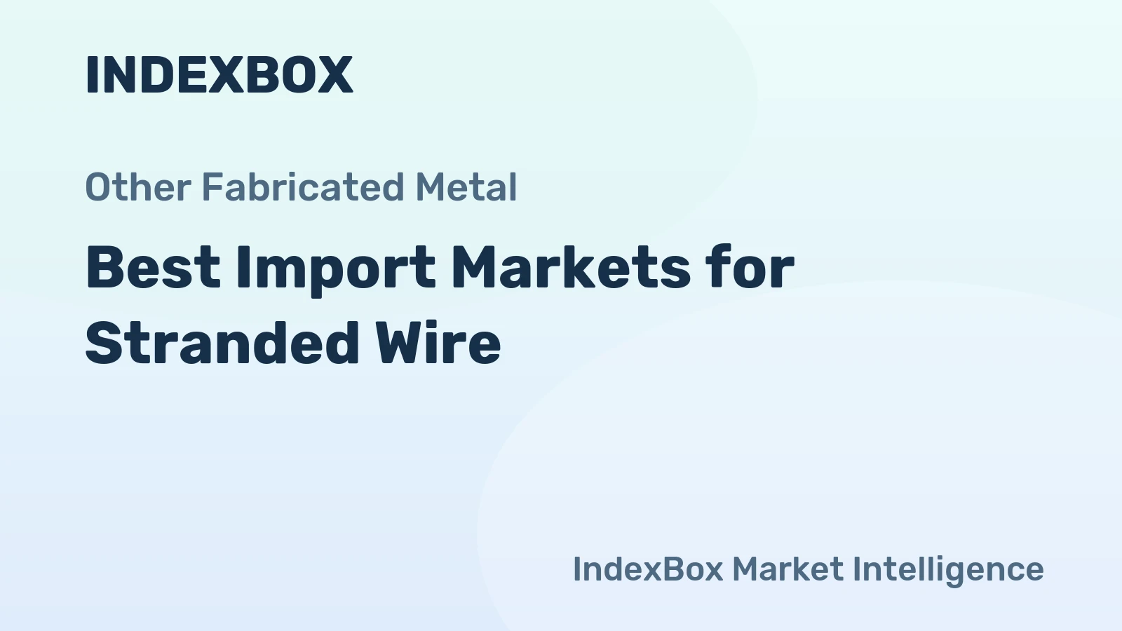 Best Import Markets for Stranded Wire