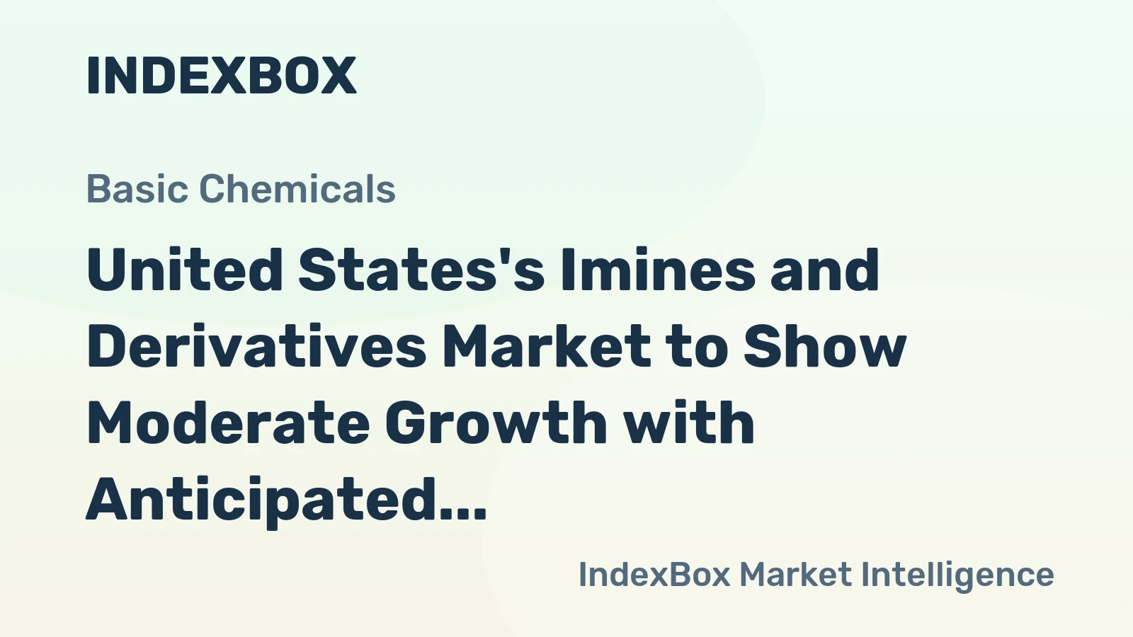 United States's Imines and Derivatives Market to Show Moderate Growth with Anticipated CAGR of +2.5% from 2024 to 2035