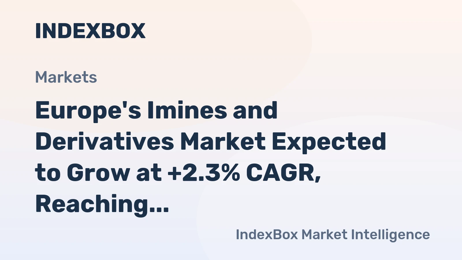 Europe's Imines and Derivatives Market Expected to Grow at +2.3% CAGR, Reaching 78K tons by 2035
