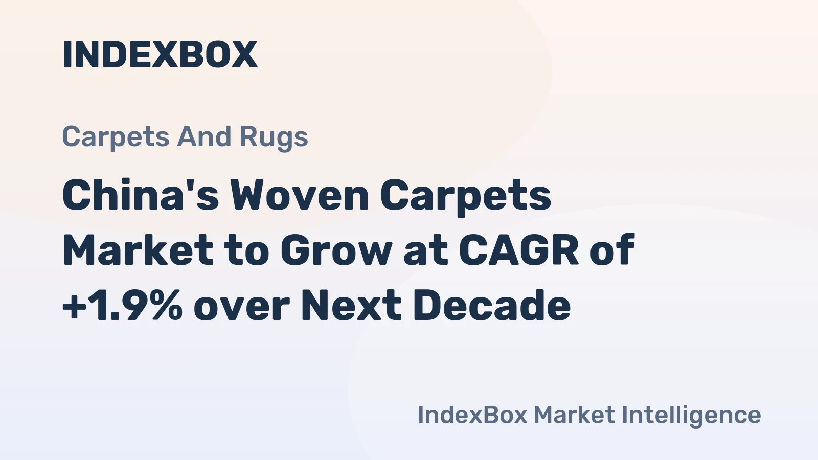 China's Woven Carpets Market to Grow at CAGR of +1.9% over Next Decade