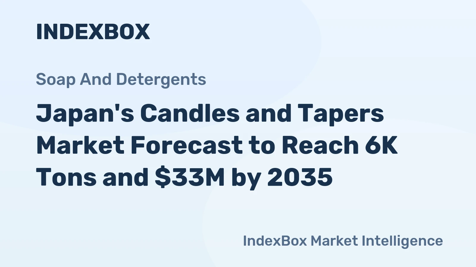 Japan's Candles and Tapers Market Forecast to Reach 6K Tons and $33M by 2035
