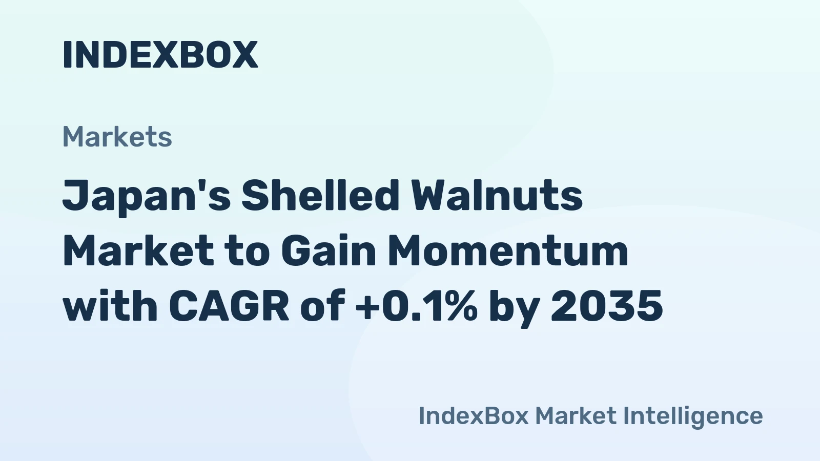 Japan's Shelled Walnuts Market to Gain Momentum with CAGR of +0.1% by 2035