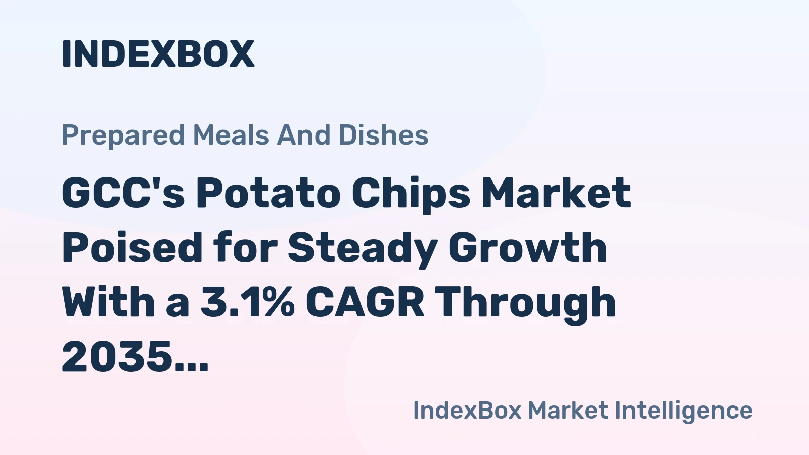 GCC's Potato Chips Market Poised for Steady Growth With a 3.1% CAGR Through 2035