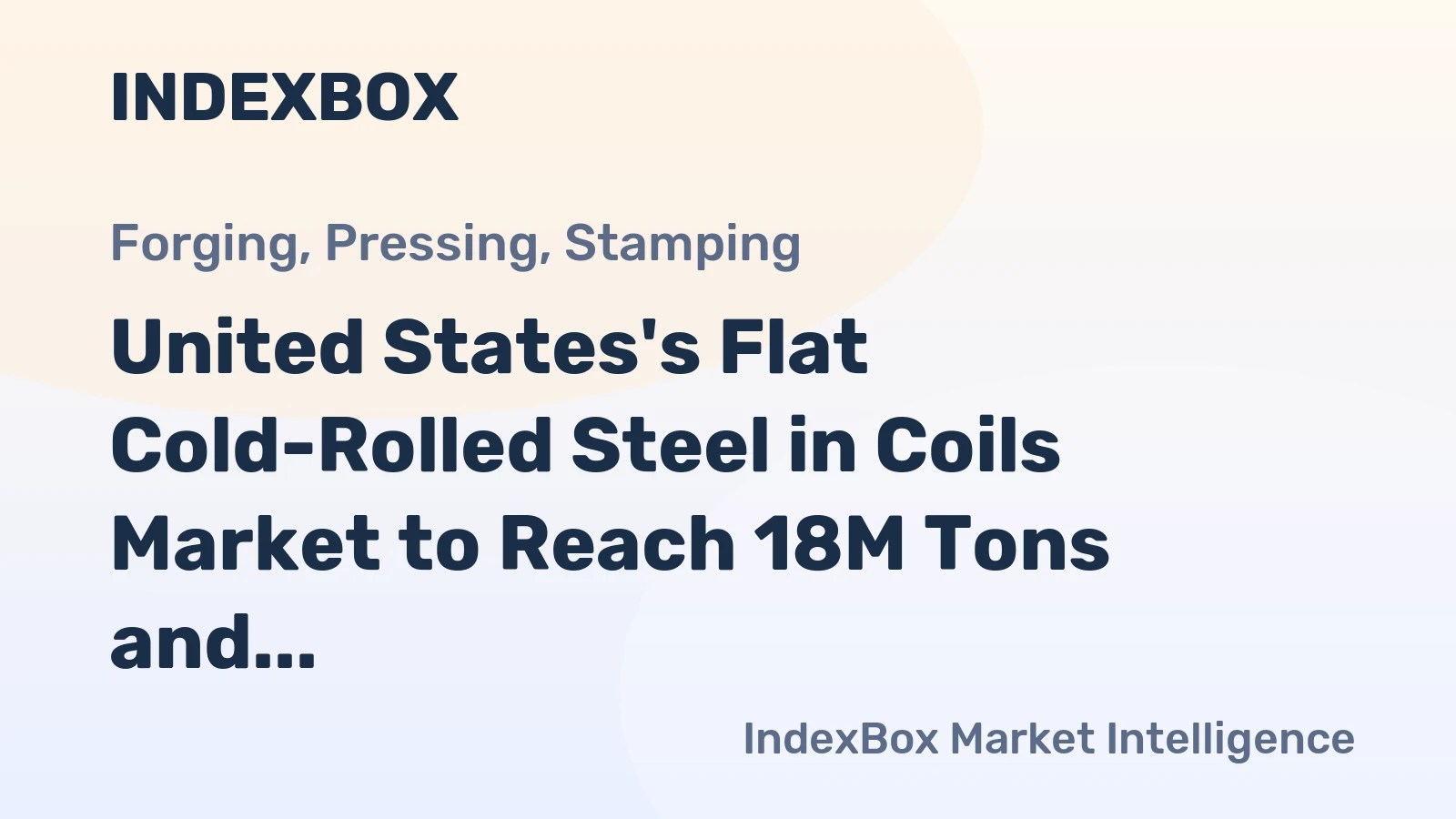 United States's Flat Cold-Rolled Steel in Coils Market to Reach 18M Tons and $22.9B by 2035
