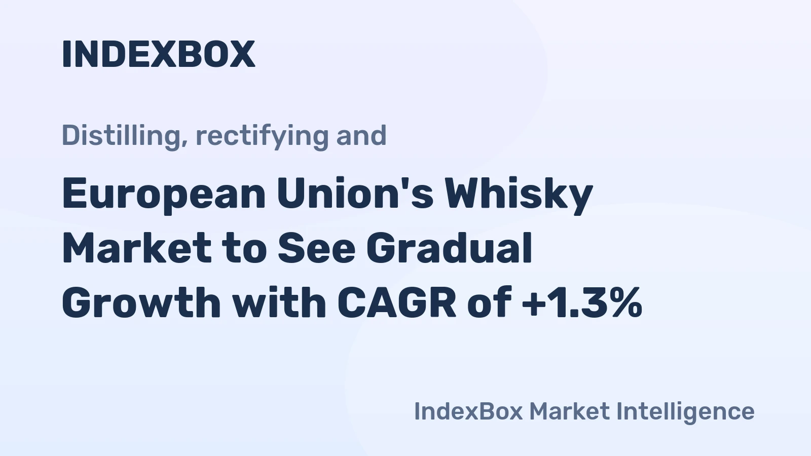 European Union's Whisky Market to See Gradual Growth with CAGR of +1.3%