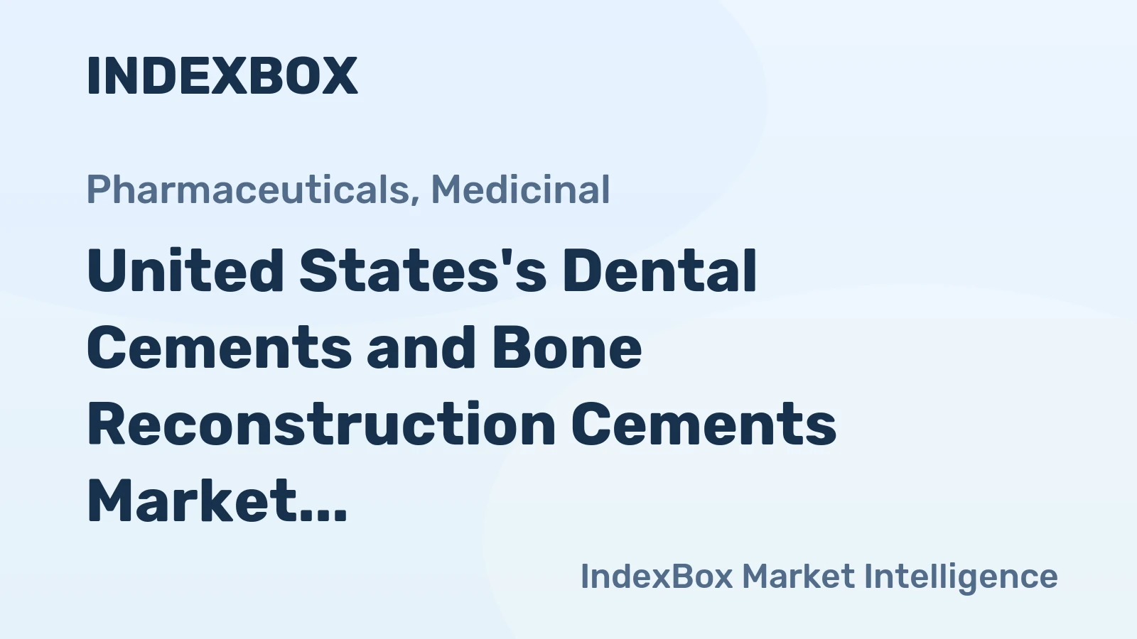 United States's Dental Cements and Bone Reconstruction Cements Market to Reach 5.4K tons and $1.2B by 2035