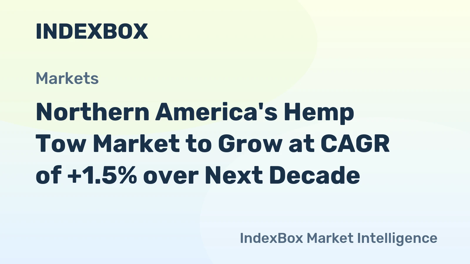 Northern America's Hemp Tow Market to Grow at CAGR of +1.5% over Next Decade