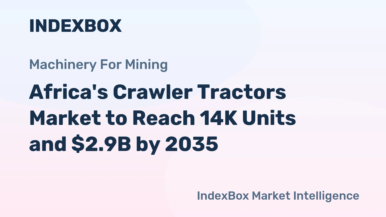 Africa's Crawler Tractors Market to Reach 14K Units and $2.9B by 2035