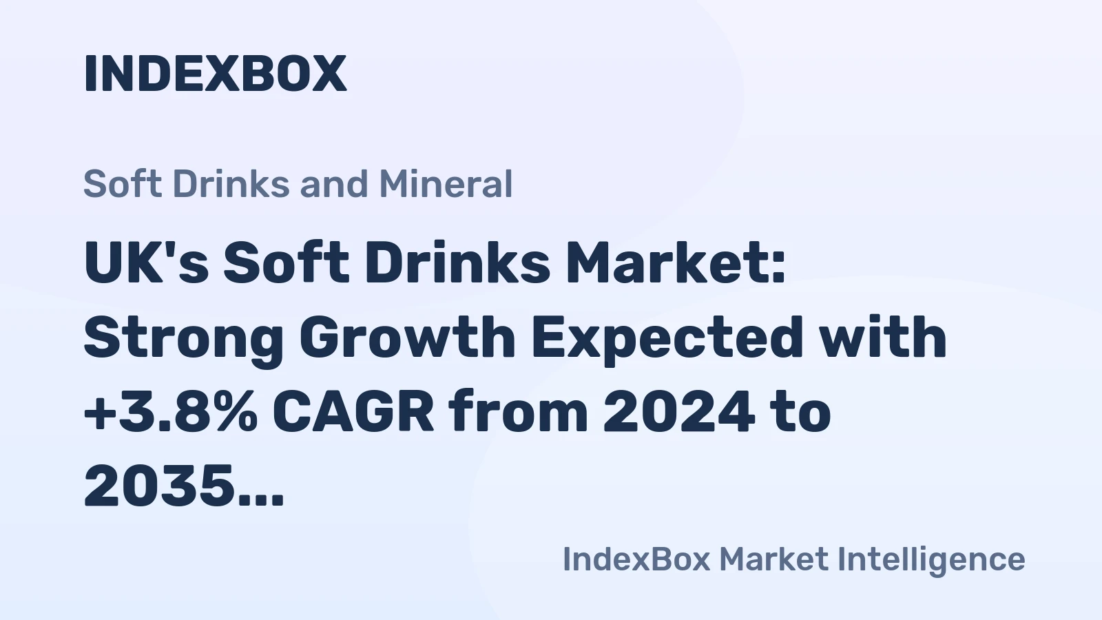 UK's Soft Drinks Market: Strong Growth Expected with +3.8% CAGR from 2024 to 2035