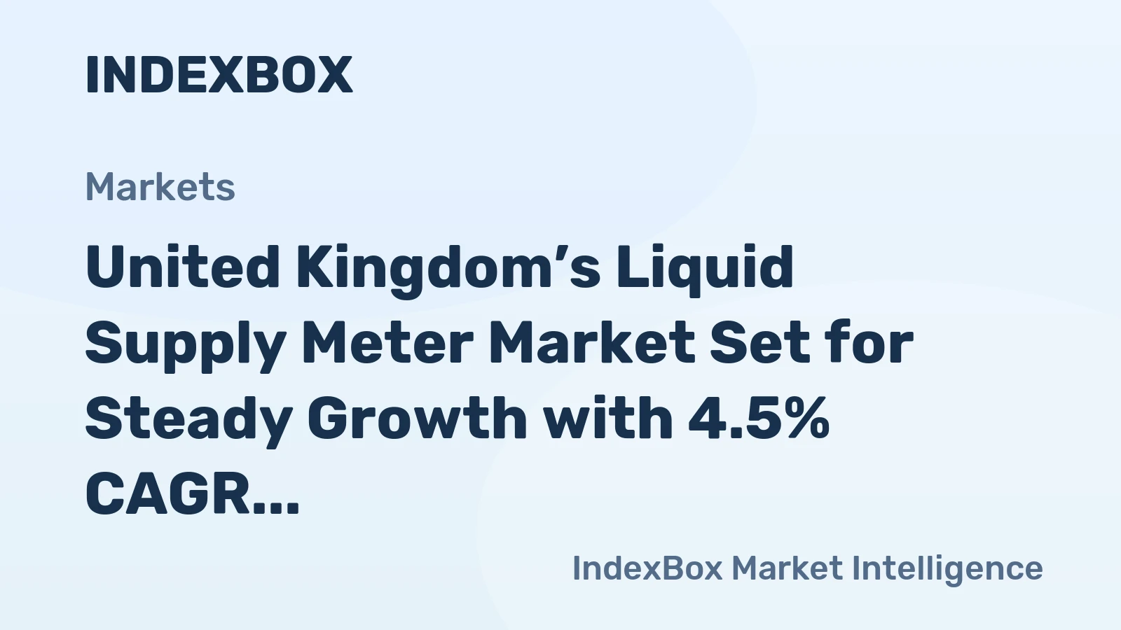 United Kingdom’s Liquid Supply Meter Market Set for Steady Growth with 4.5% CAGR in Value