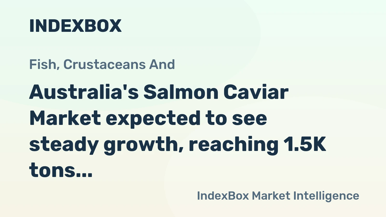 Australia's Salmon Caviar Market expected to see steady growth, reaching 1.5K tons and $55M by 2035.