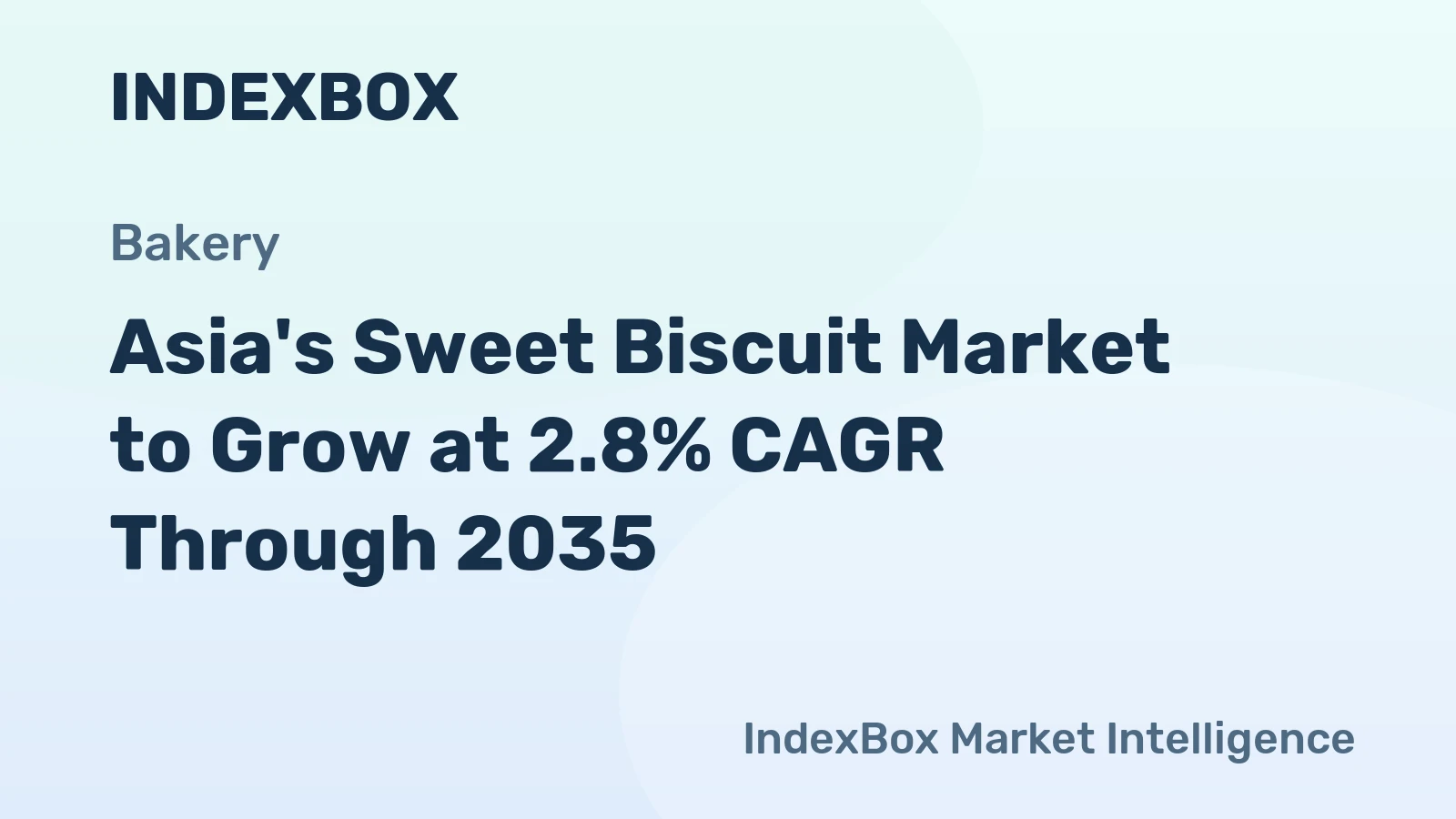 Asia's Sweet Biscuit Market to Grow at 2.8% CAGR Through 2035