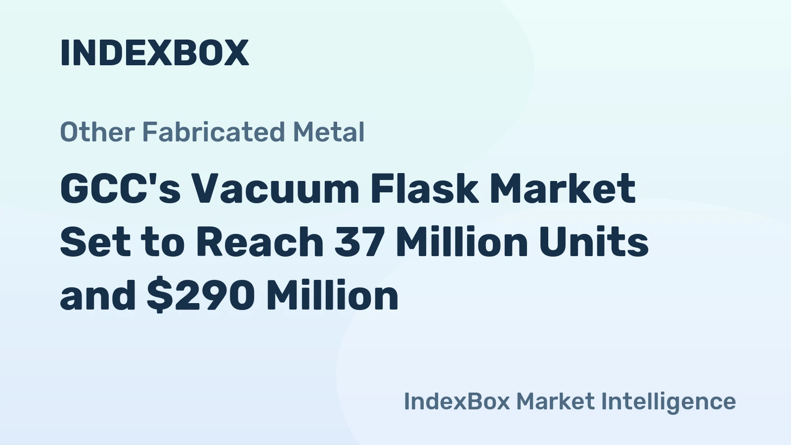 GCC's Vacuum Flask Market Set to Reach 37 Million Units and $290 Million