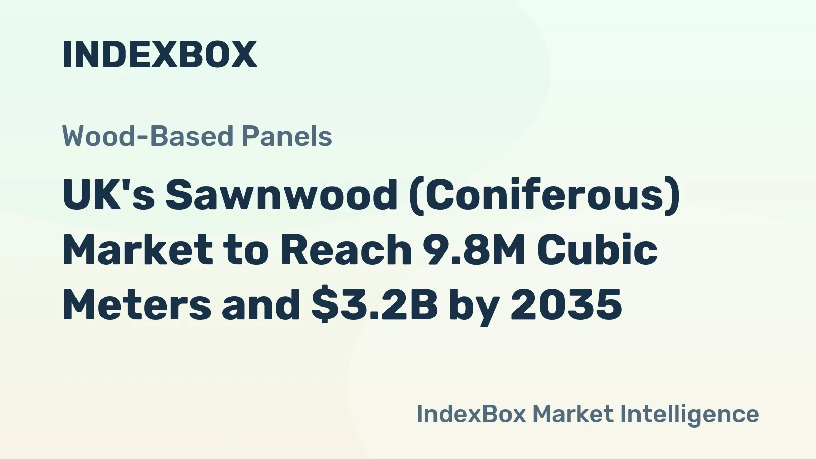 UK's Sawnwood (Coniferous) Market to Reach 9.8M Cubic Meters and $3.2B by 2035