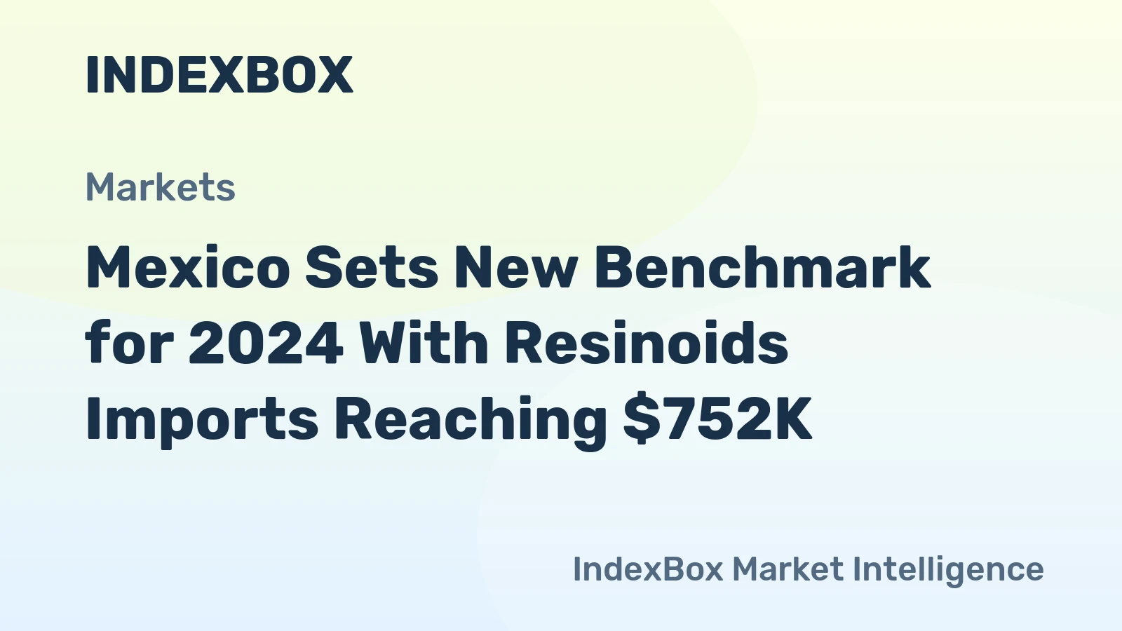 Mexico Sets New Benchmark for 2024 With Resinoids Imports Reaching $752K