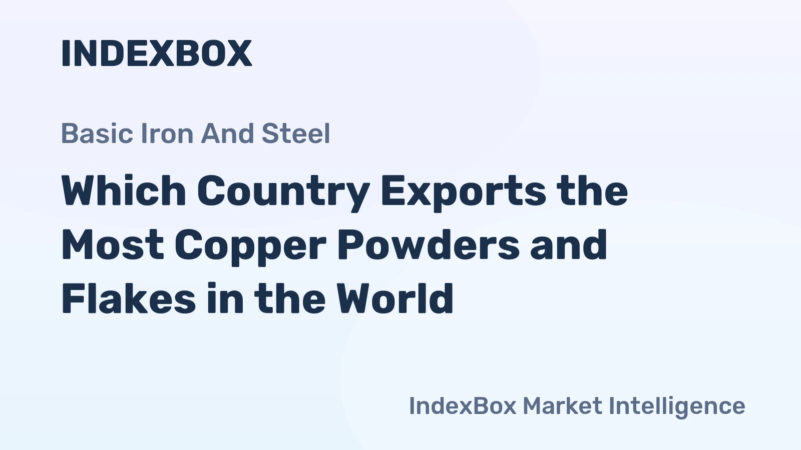 Which Country Exports the Most Copper Powders and Flakes in the World?