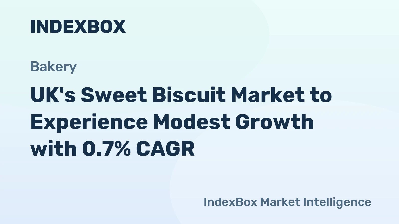 UK's Sweet Biscuit Market to Experience Modest Growth with 0.7% CAGR