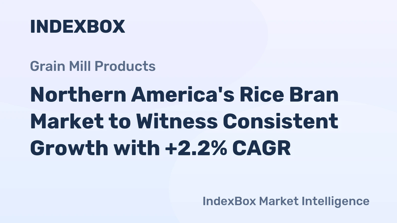 Northern America's Rice Bran Market to Witness Consistent Growth with +2.2% CAGR