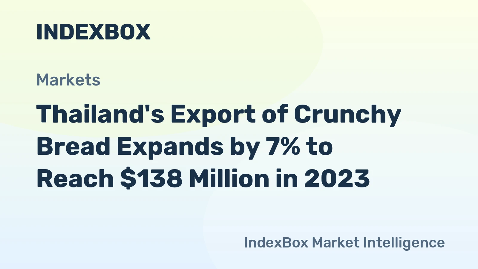 Thailand's Export of Crunchy Bread Expands by 7% to Reach $138 Million in 2023
