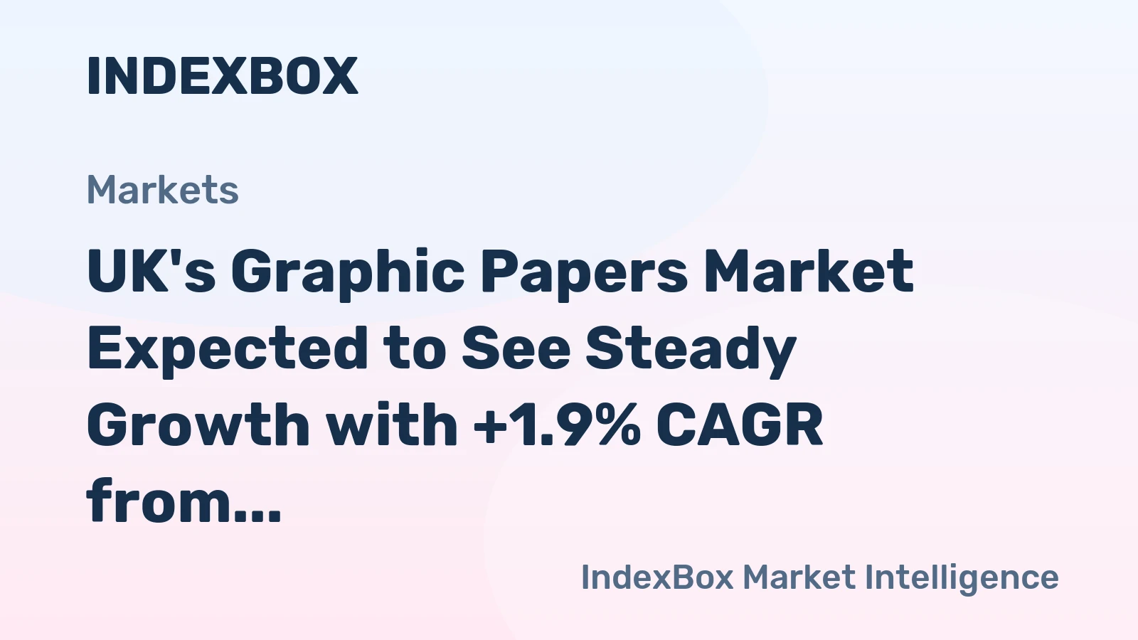 UK's Graphic Papers Market Expected to See Steady Growth with +1.9% CAGR from 2024 to 2035