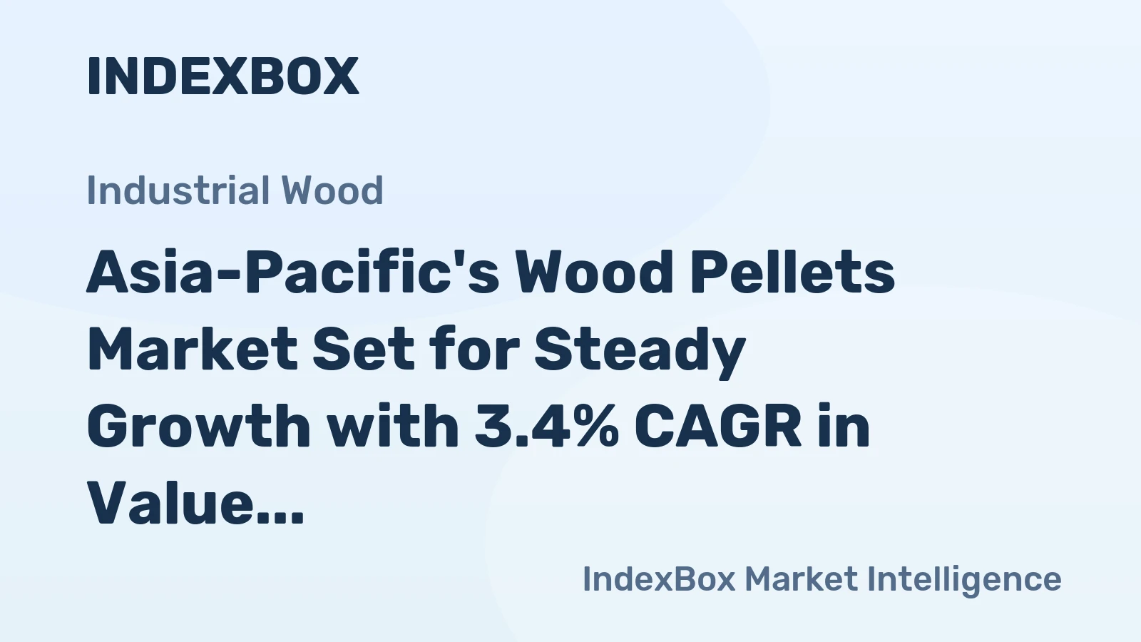 Asia-Pacific's Wood Pellets Market Set for Steady Growth with 3.4% CAGR in Value Through 2035
