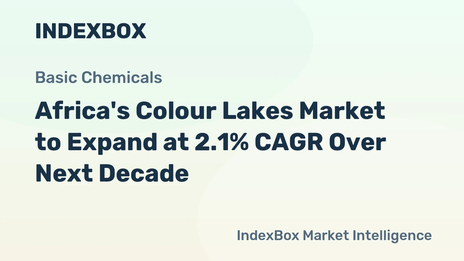 Africa's Colour Lakes Market to Expand at 2.1% CAGR Over Next Decade
