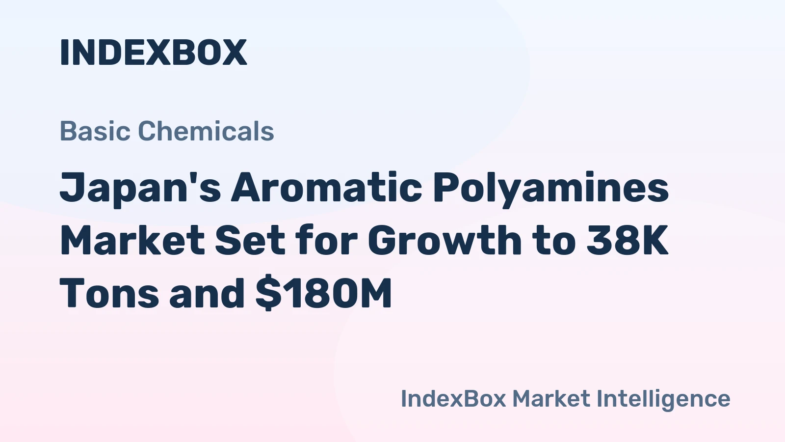 Japan's Aromatic Polyamines Market Set for Growth to 38K Tons and $180M