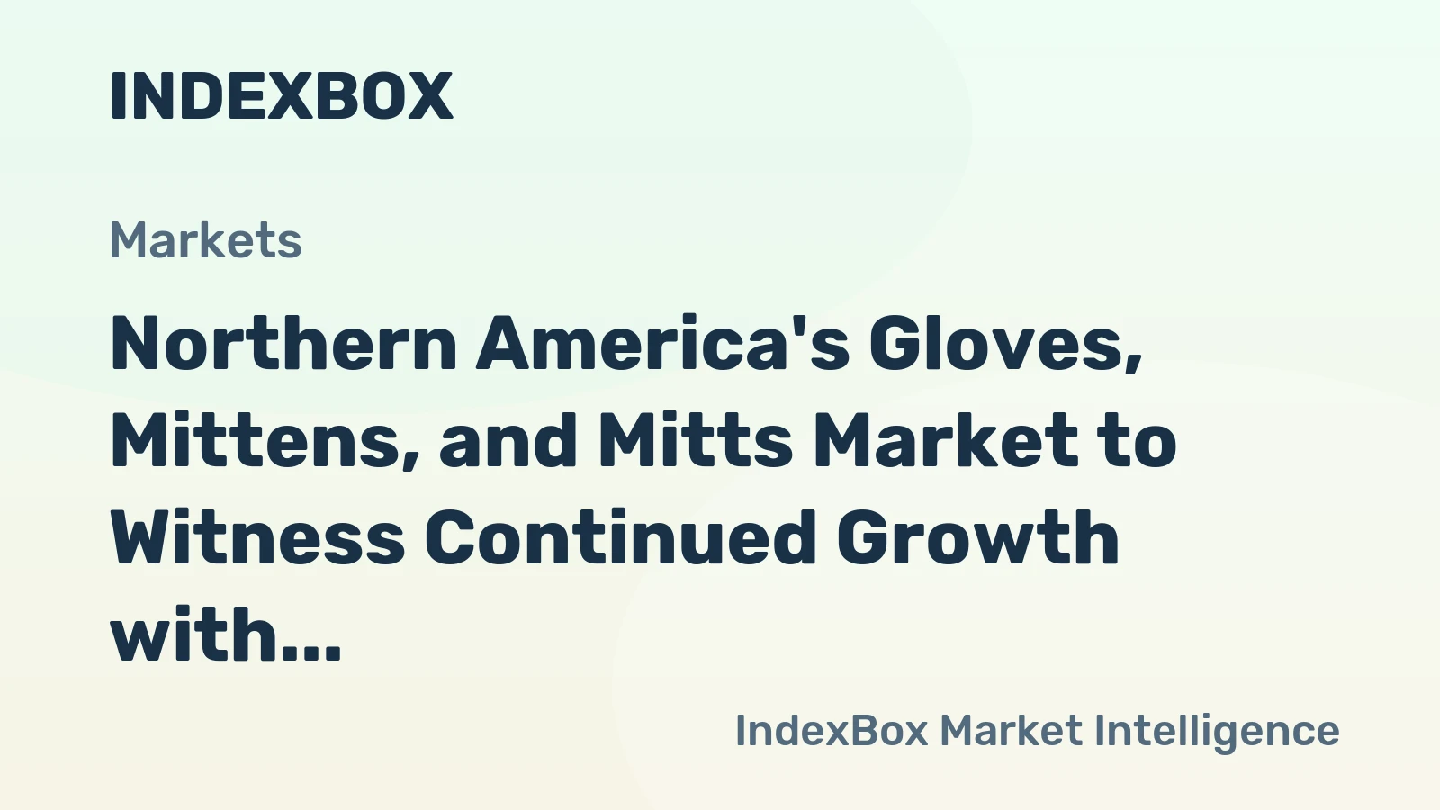 Northern America's Gloves, Mittens, and Mitts Market to Witness Continued Growth with Anticipated CAGR of +1.5% from 2024 to 2035