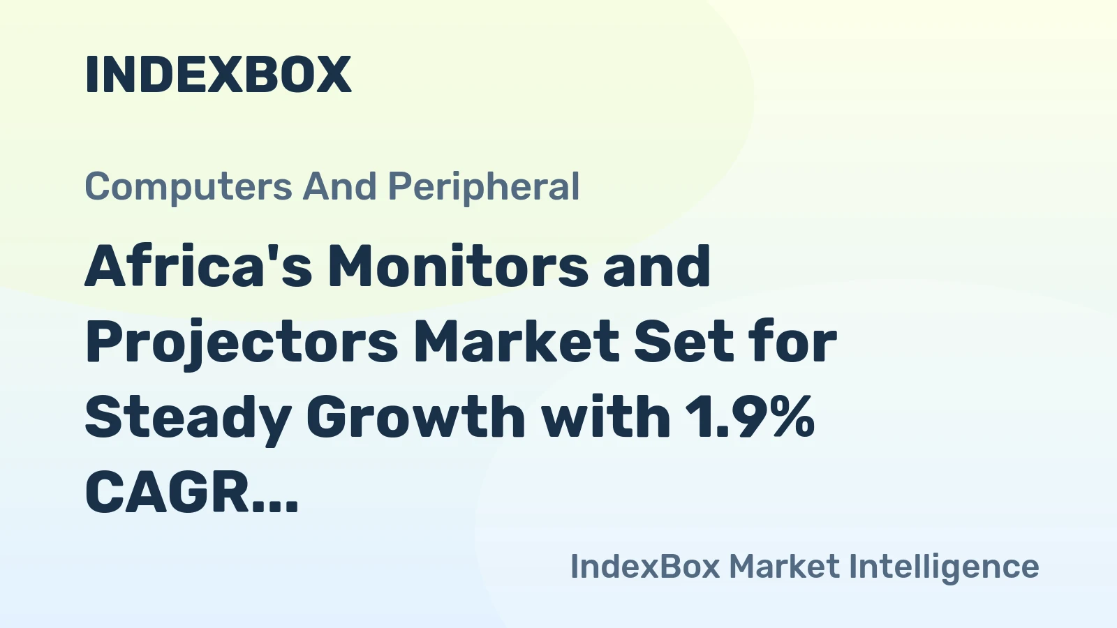Africa's Monitors and Projectors Market Set for Steady Growth with 1.9% CAGR Through 2035