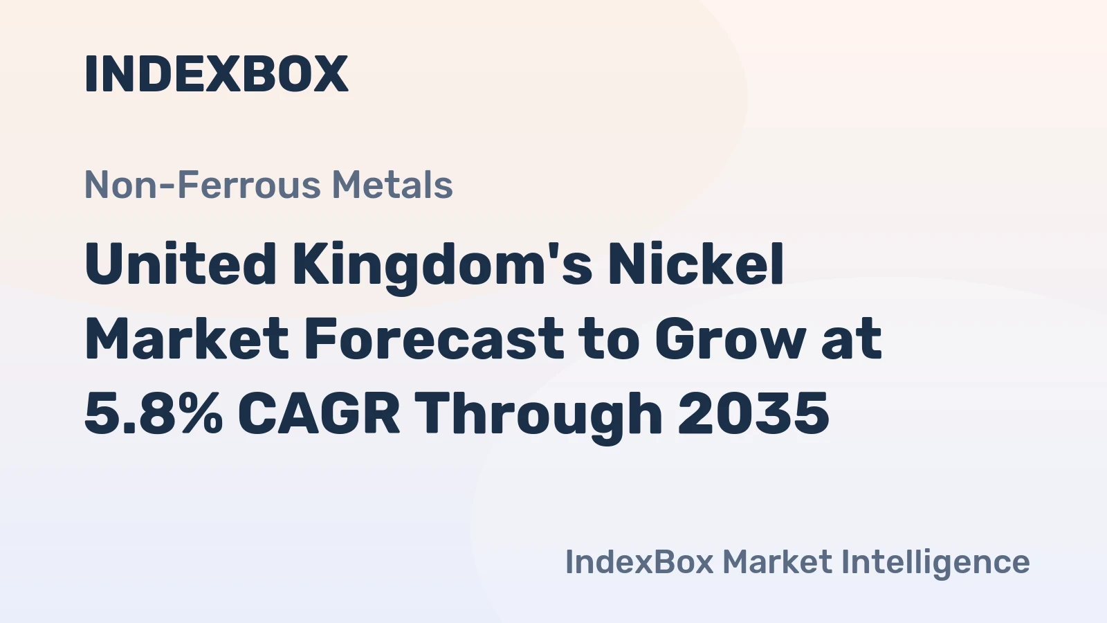 United Kingdom's Nickel Market Forecast to Grow at 5.8% CAGR Through 2035